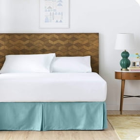 Legacy Decor Bed Skirt Tiered Dust Ruffle 100% Brushed Microfiber with ...