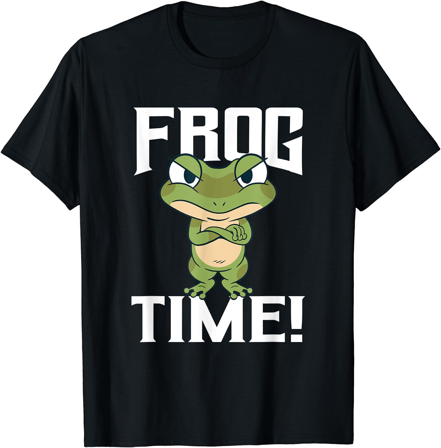 Great Angry Frog Design Frog Time T-Shirt - Walmart.com