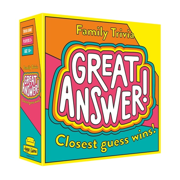 Great Answer! Fun Family Friendly Trivia Game Where Every Answer Is a ...