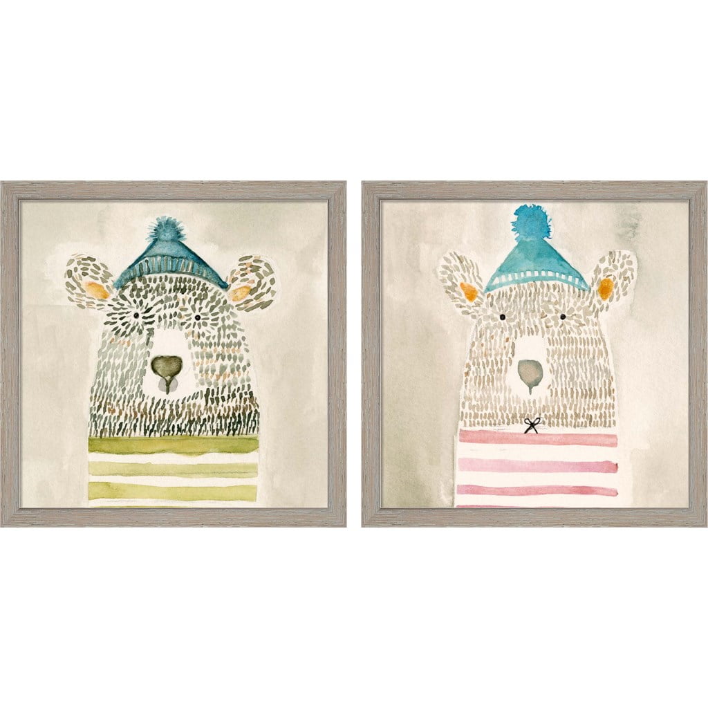 Great Art Now Chester Bear & Rue Bear by Natalie Timbrook, 2 Piece ...