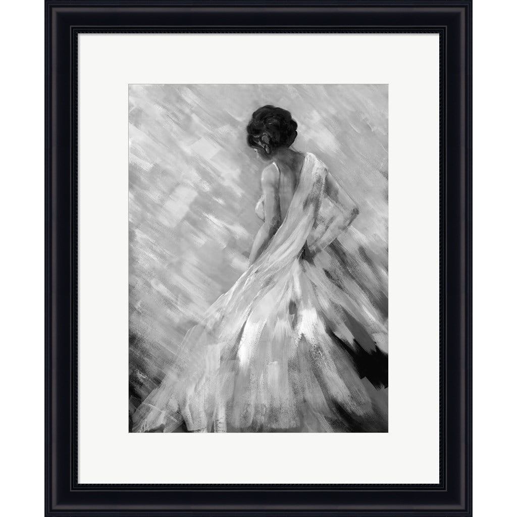 Great Art Now Dancing BW Queen 2 by Doris Charest, Framed Wall Art, 19 ...