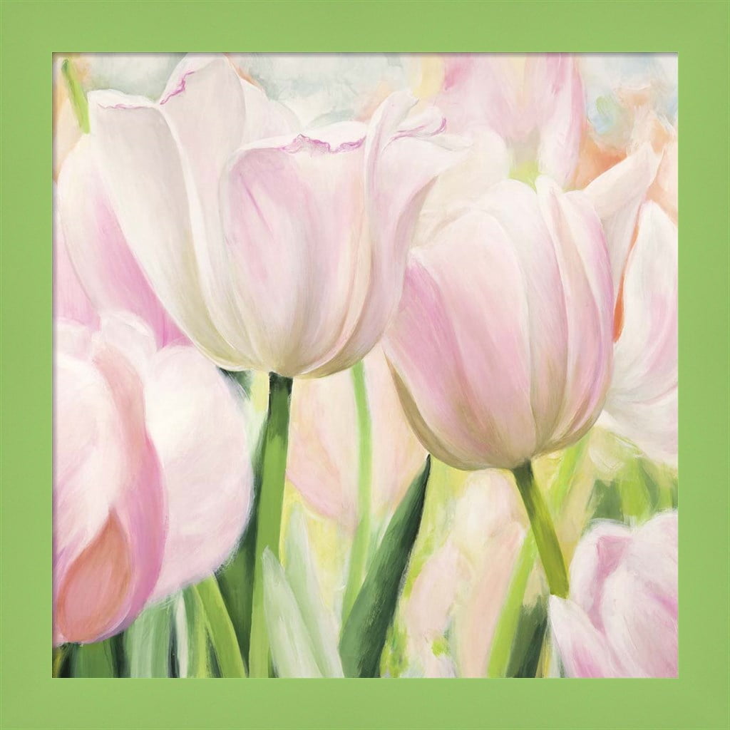 Great Art Now Primavera I by Luca Villa, Framed Wall Art, 14W x 14H ...