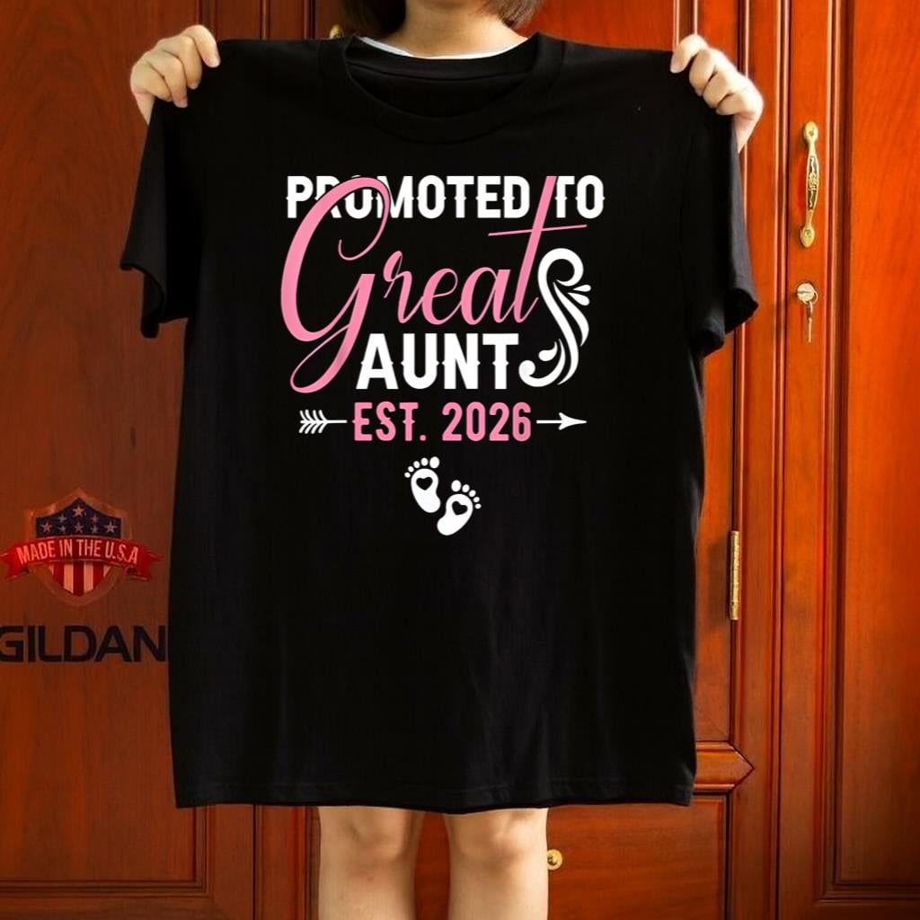 Great Aunt Promotion Est 2026 Cute Family Announcement Celebration ...