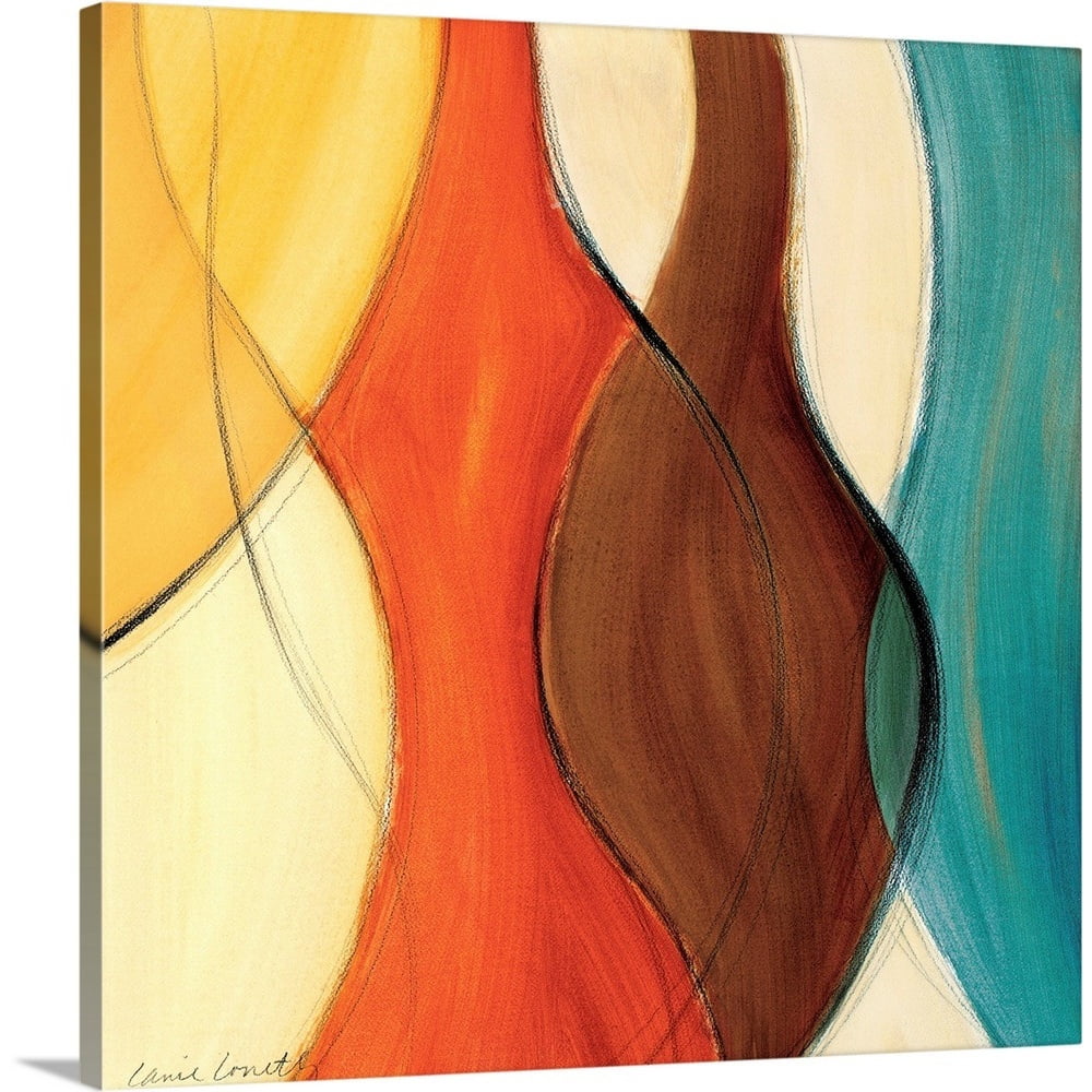 Great BIG Canvas Abstract Painting Contemporary - Walmart.com