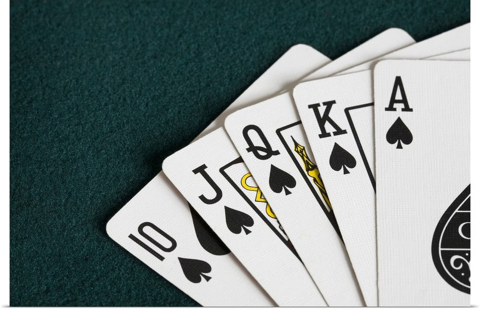 Great BIG Canvas | "Close-Up Of Blackjack Playing Cards Showing Spades ...