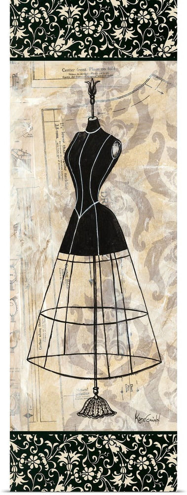 Great BIG Canvas | "Dress Form Panel II" Art Print - 12x36 - Walmart ...