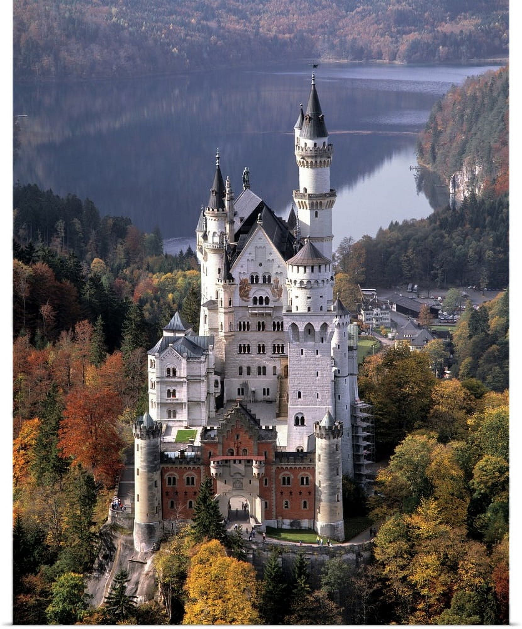 GBC | "Germany, Neuschwanstein Castle" Art Print - 16x20 - Walmart.com