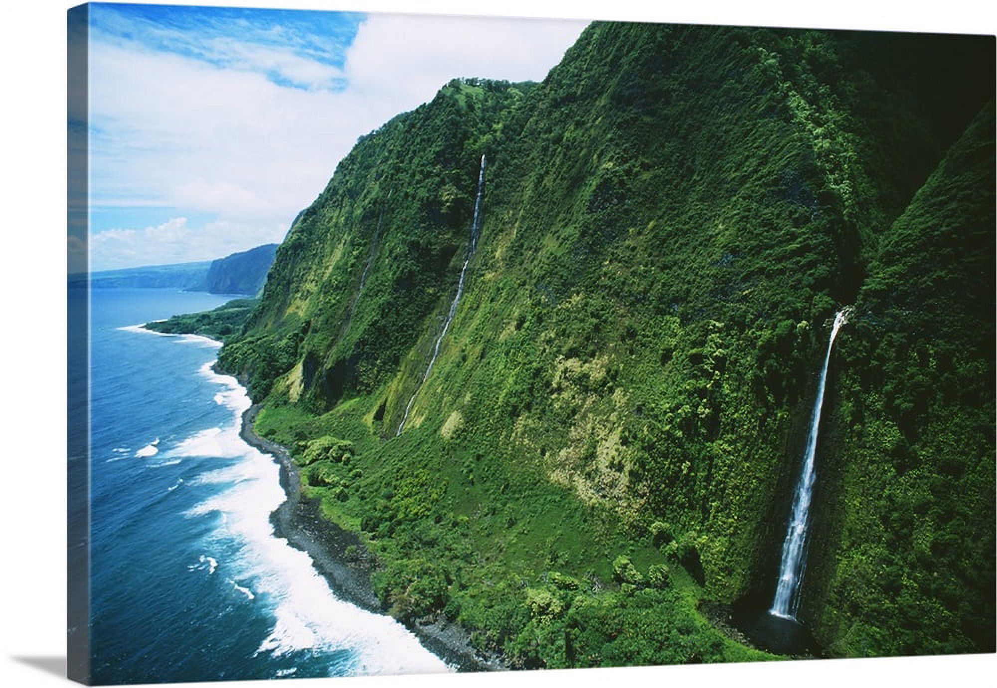 Great BIG Canvas | "Hawaii, Big Island, Hamakua Coast, Waterfalls ...