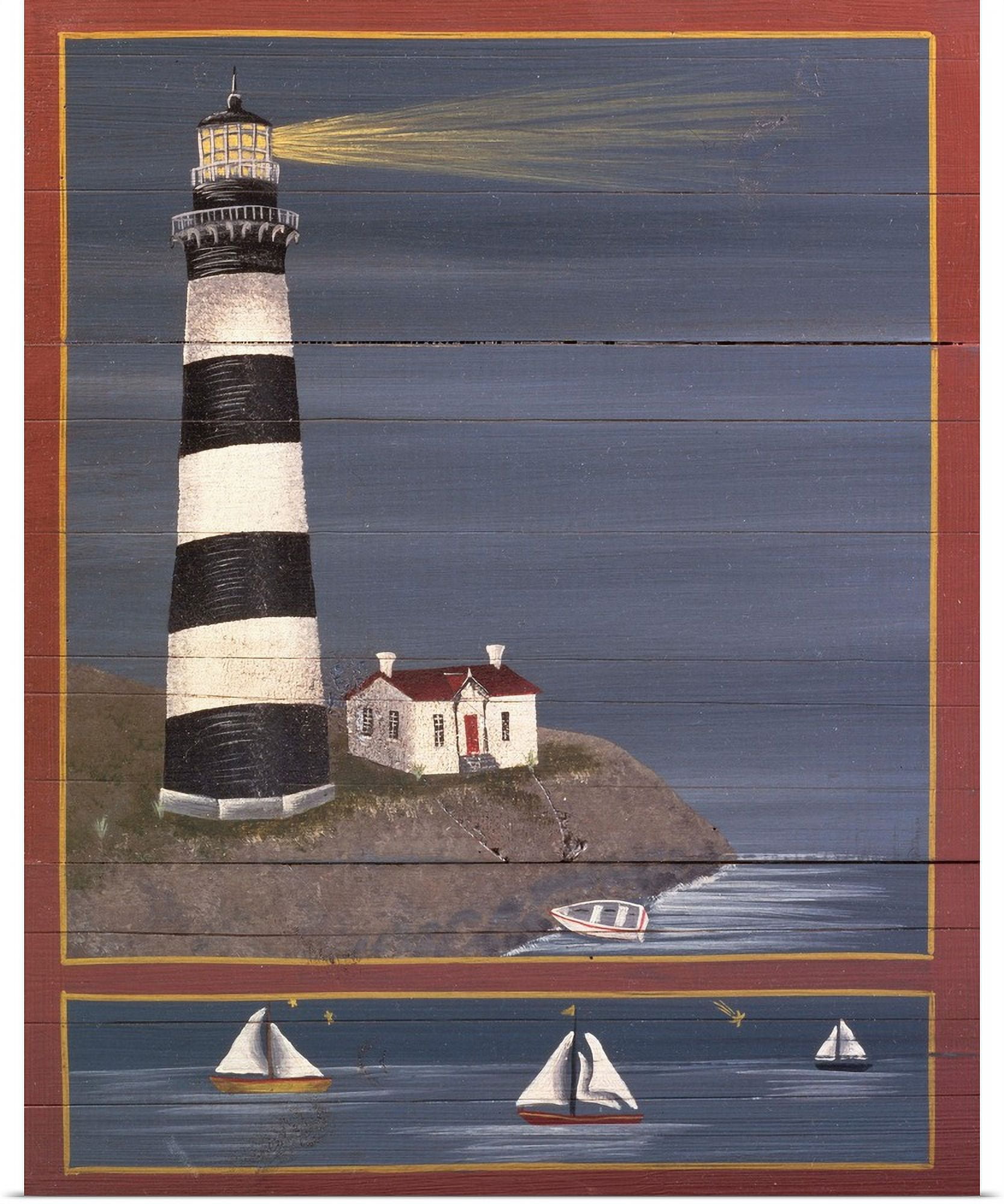 Great BIG Canvas | "Lighthouse IV" Art Print - 24x30 - Walmart.com