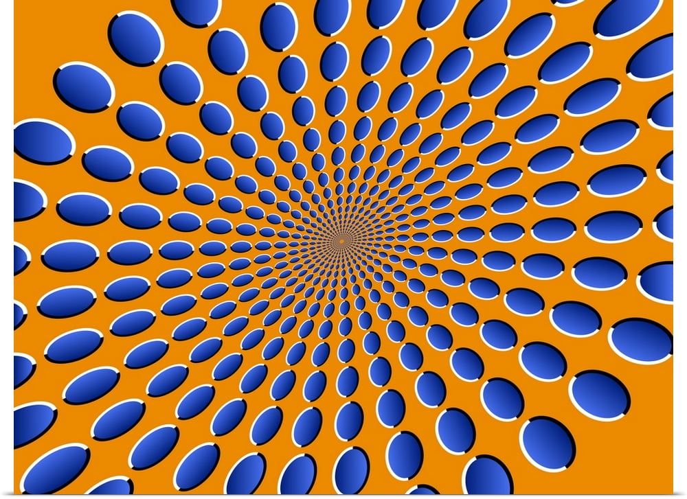 Great BIG Canvas | "Optical Illusions Pods" Art Print - 24x18 - Walmart.com