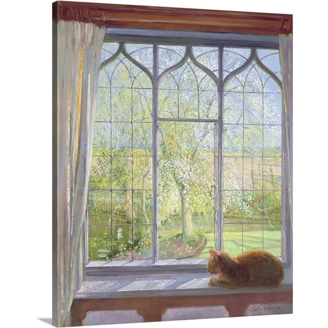 Great BIG Canvas | Large Wrapped "Window in Spring, 1992" Canvas Wall ...