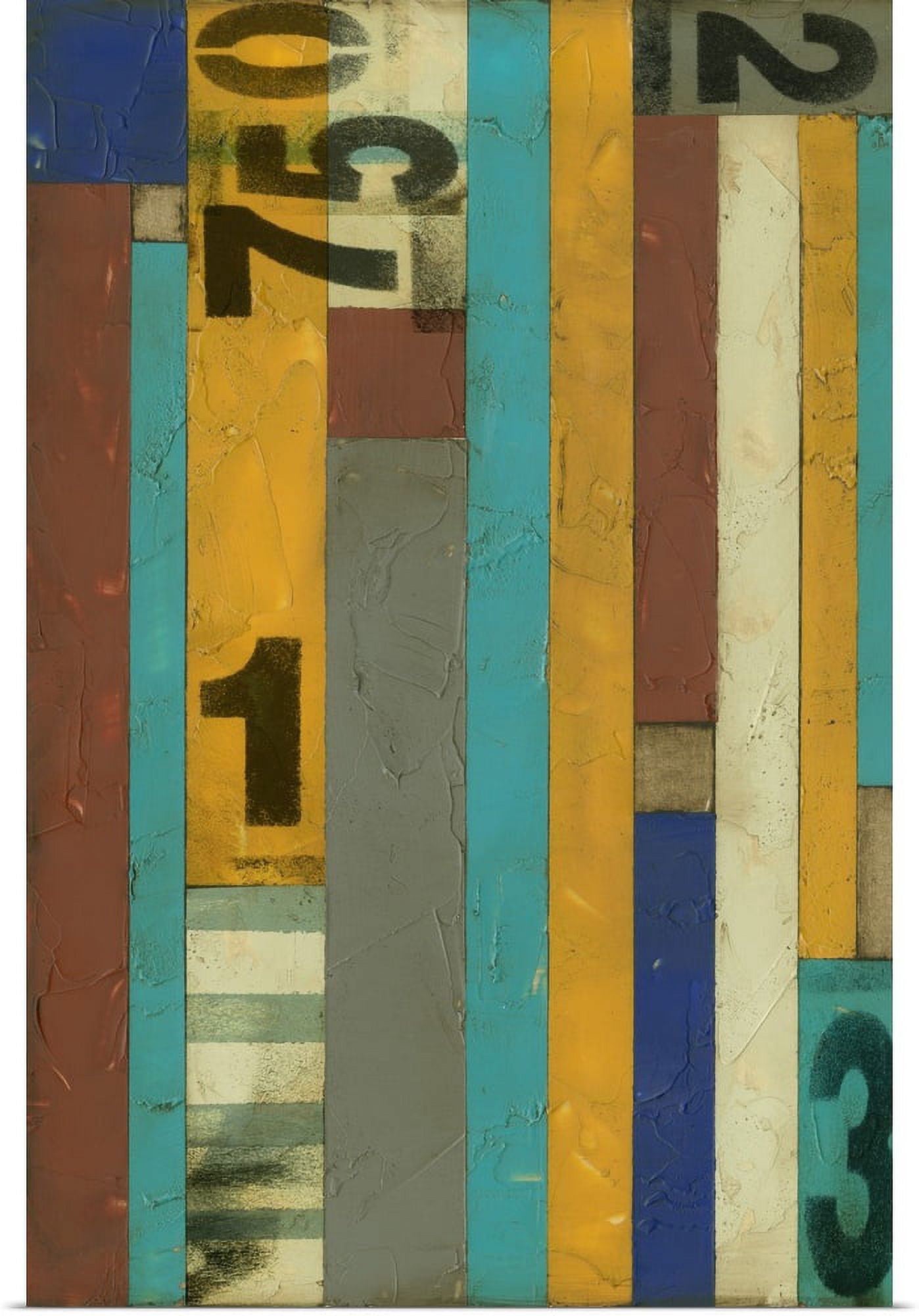 Great BIG Canvas | "Primary Numbers I" Art Print - 24x36 - Walmart.com