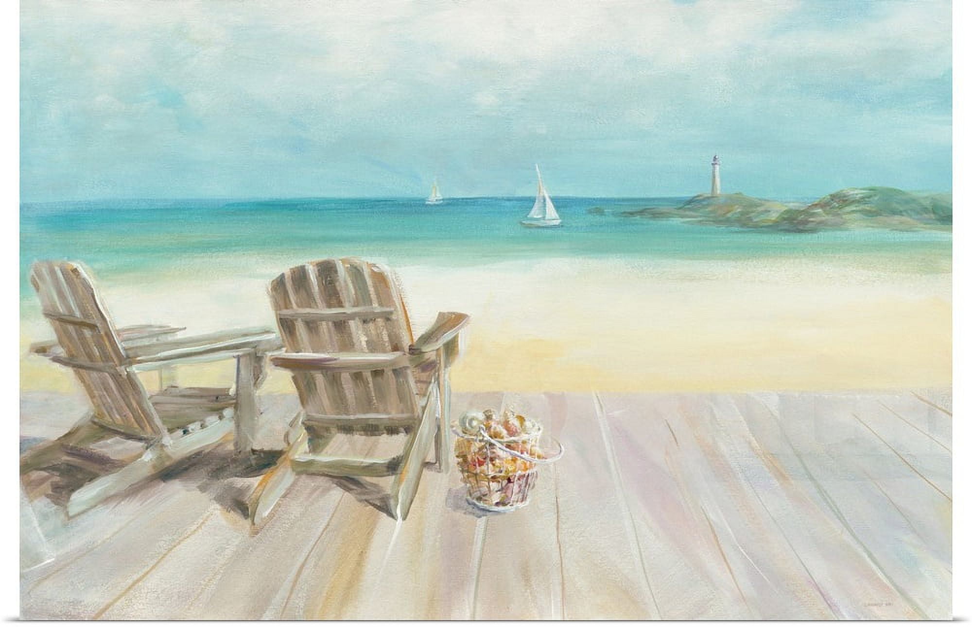 GBC | "Seaside Morning no Window" Art Print - 30x20 - Walmart.com