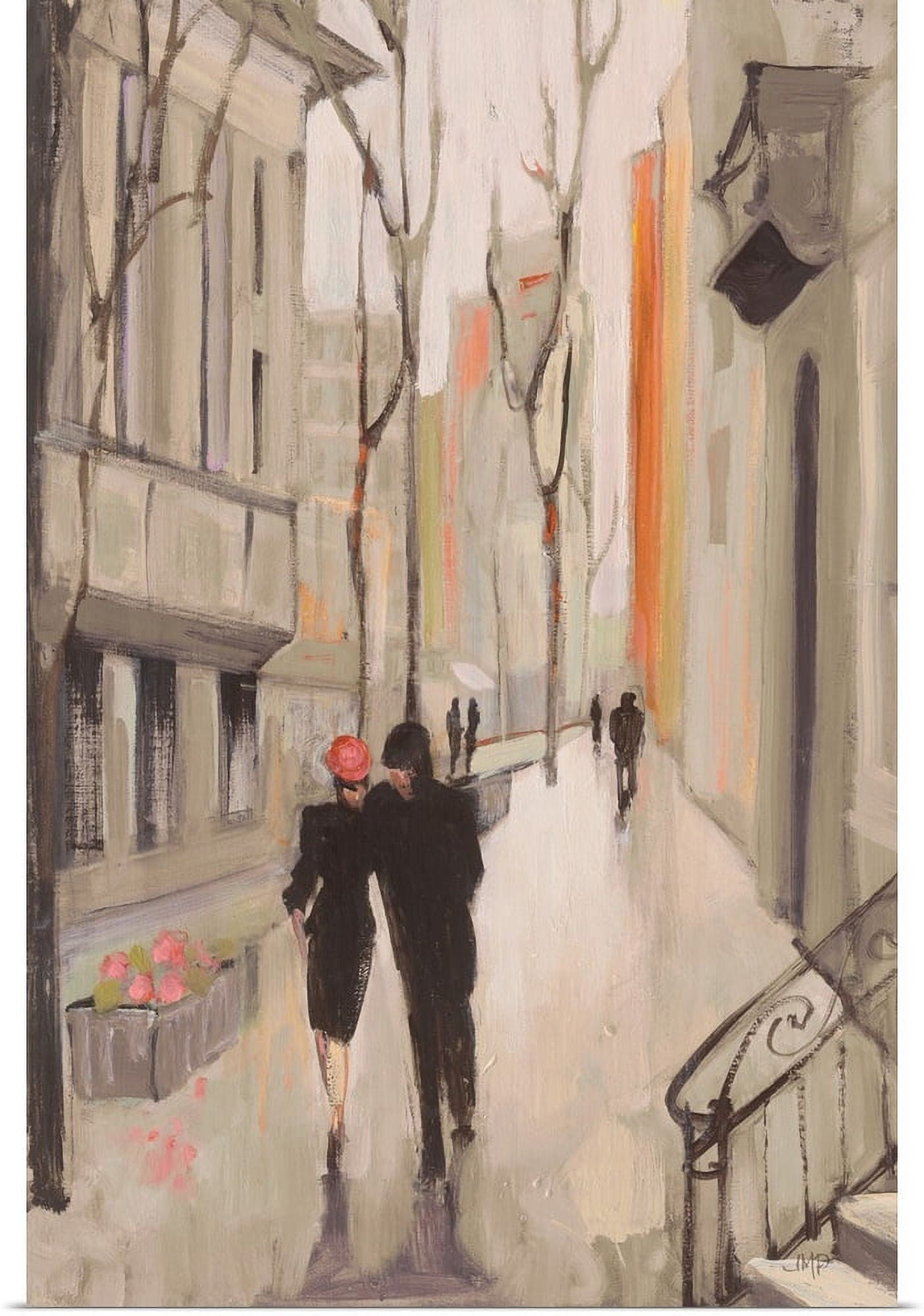 Great BIG Canvas | "Village Promenade Neutral" Art Print - 16x24 ...
