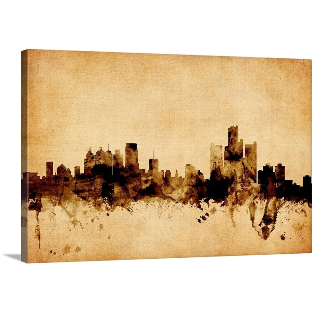 Great BIG Canvas Vintage Painting Contemporary Rustic - Walmart.com