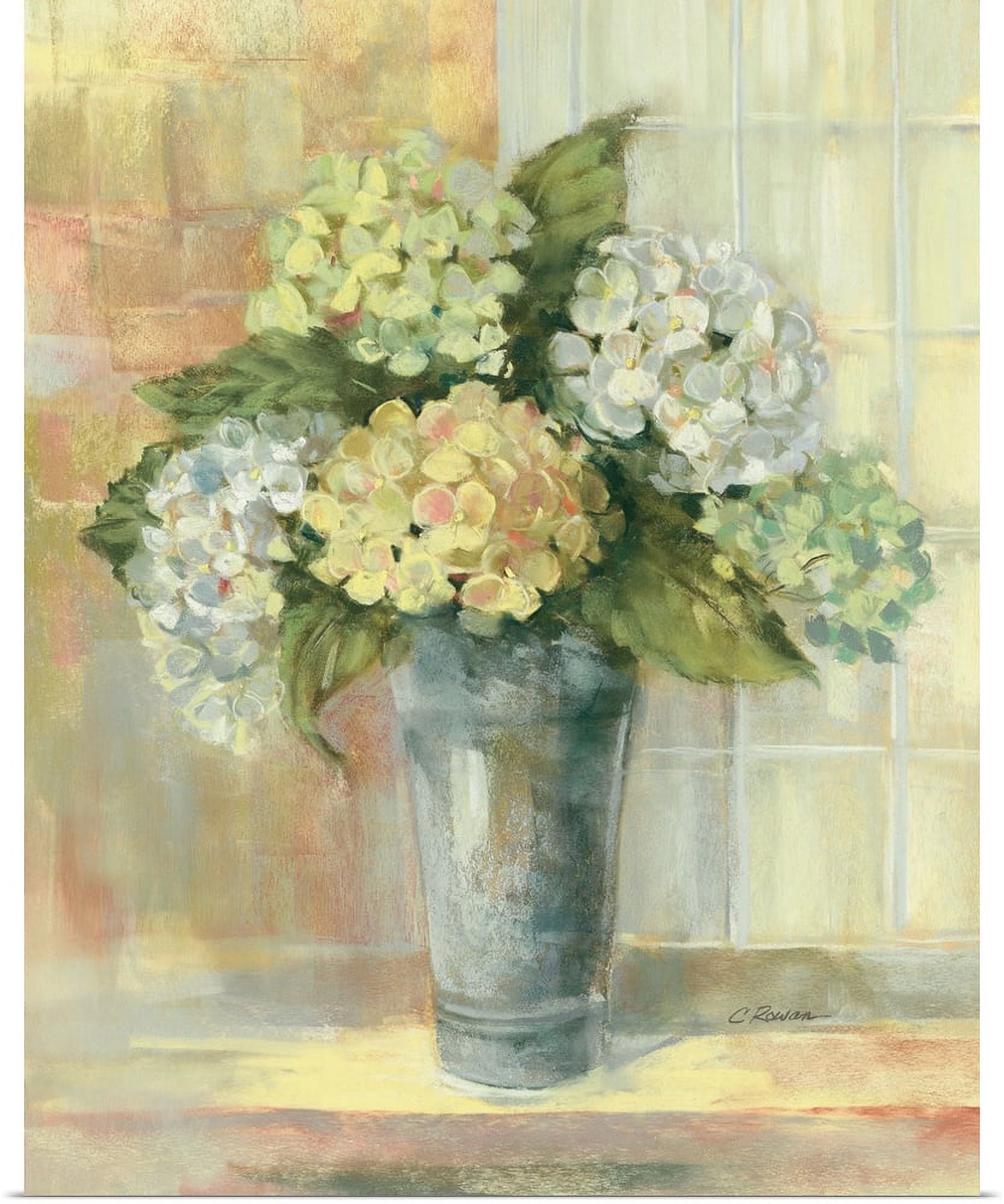 Great BIG Canvas | "Yellow Hydrangea" Art Print - 16x20 - Walmart.com