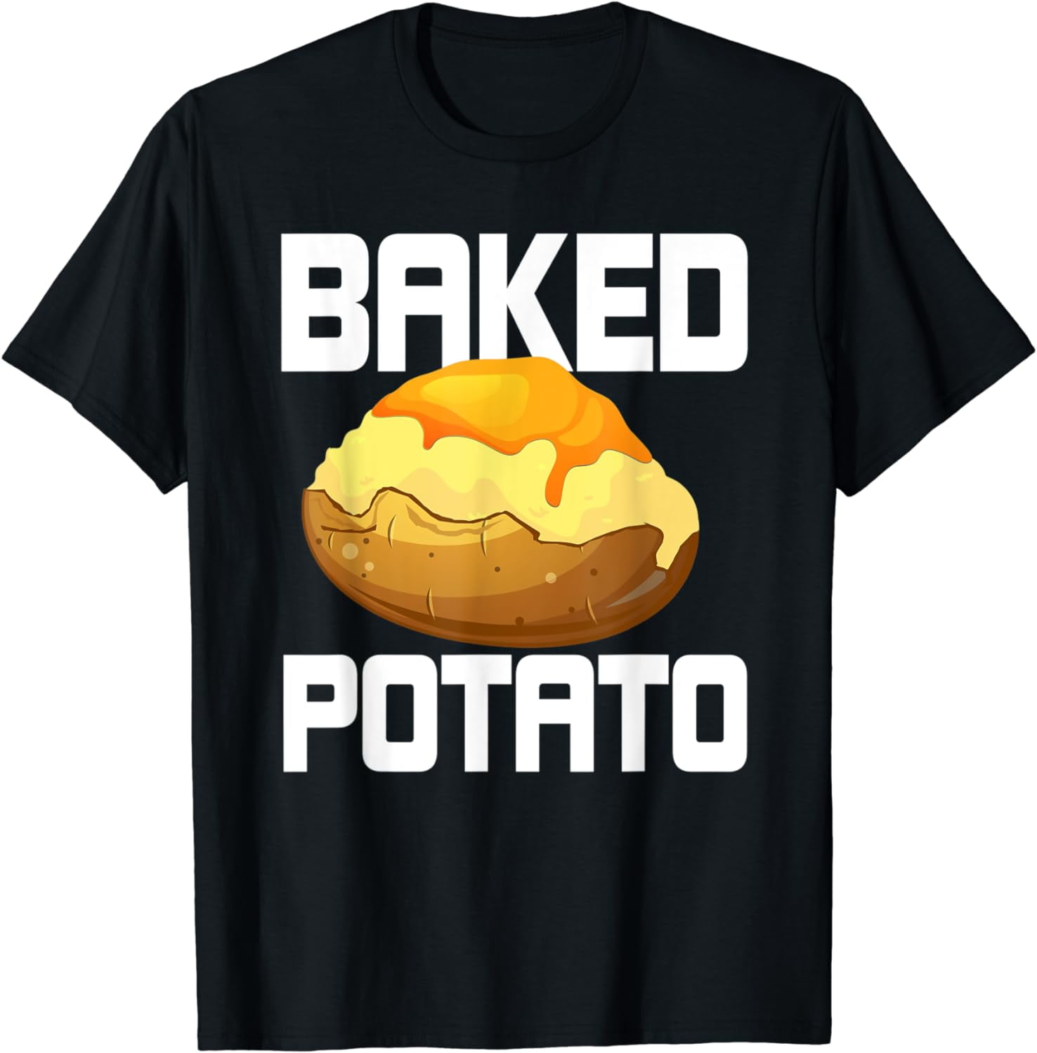 Great Baked Potato Design Vegetable Potatoes Chef T-Shirt - Walmart.com