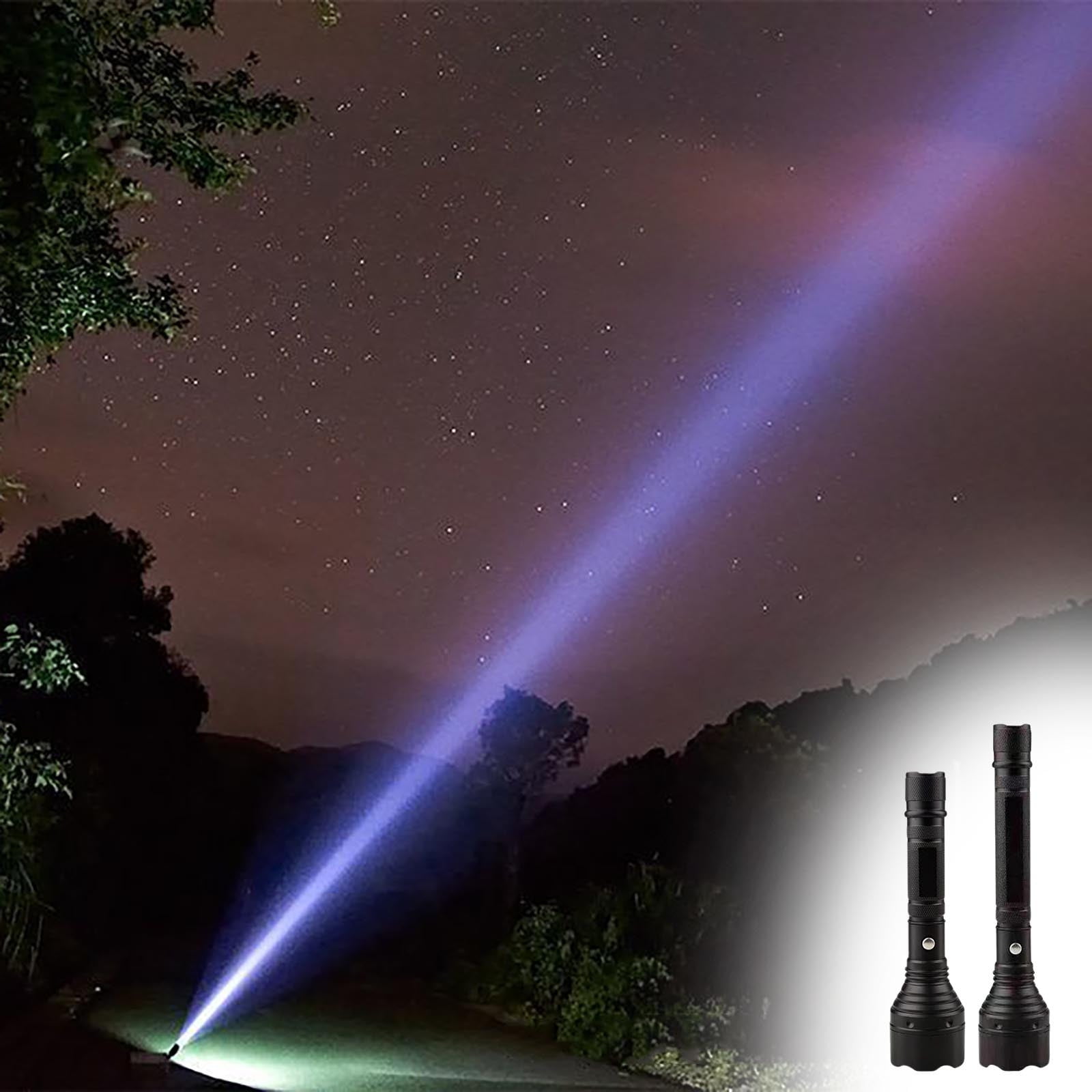 Great Bargain, Rechargeable Led Flashlight Super Bright 250000 Lumens ...