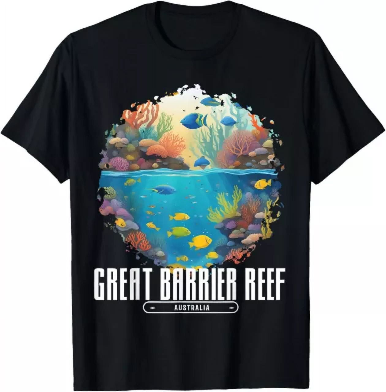 Great Barrier Reef Coral Reef Fish Diving Australia T-Shirt Unisex S ...