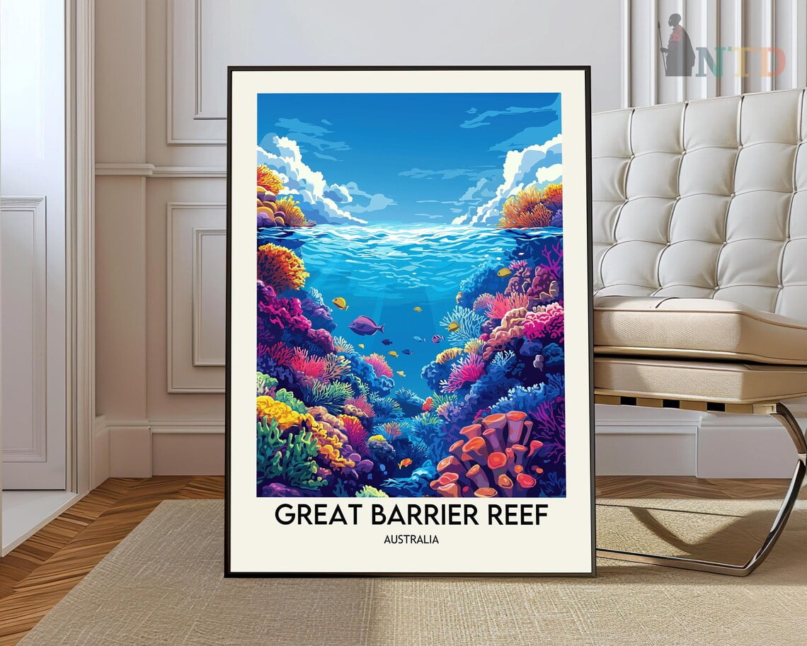 Great Barrier Reef, Great Barrier Reef Poster, Great Barrier Reef ...