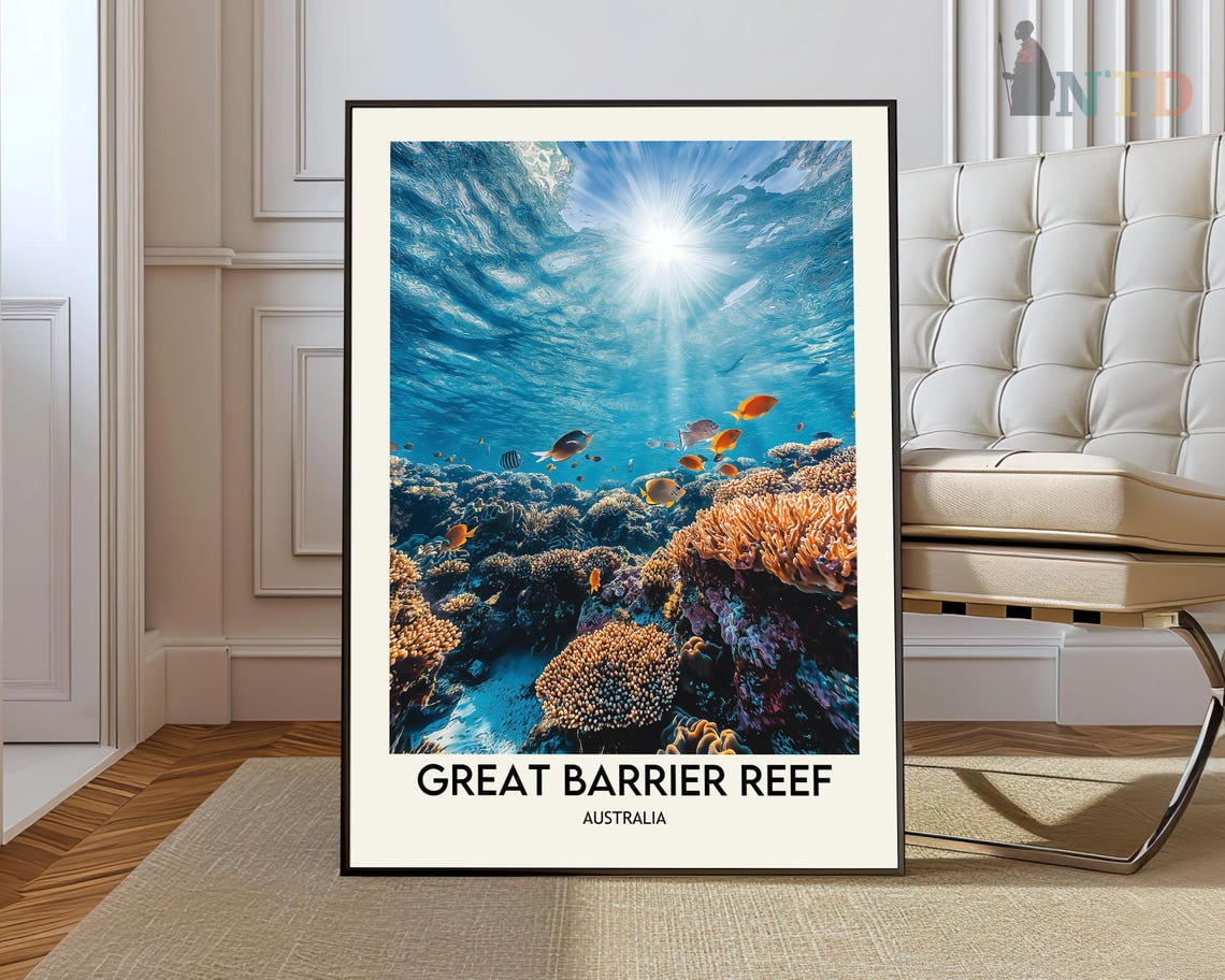 Great Barrier Reef, Great Barrier Reef Poster, Great Barrier Reef ...