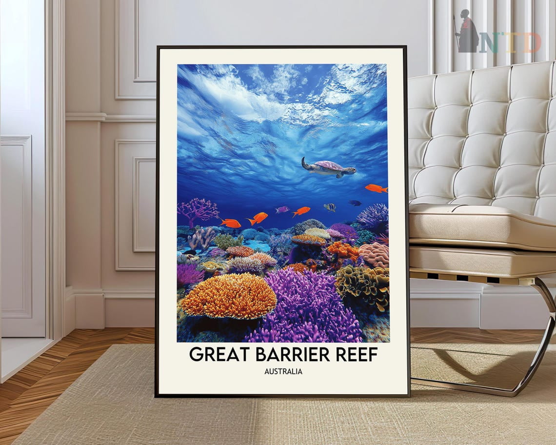 Great Barrier Reef, Great Barrier Reef Poster, Great Barrier Reef ...