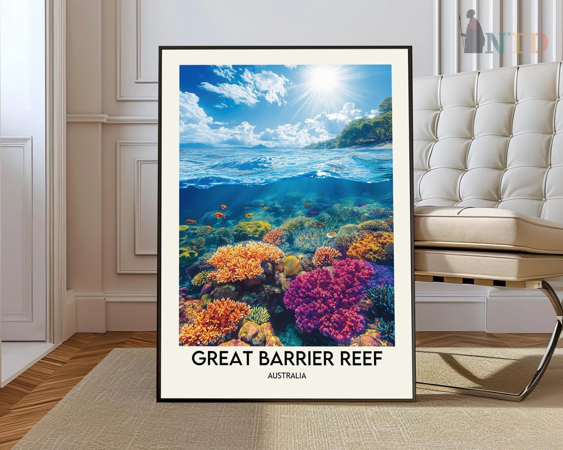 Great Barrier Reef, Great Barrier Reef Poster, Great Barrier Reef ...