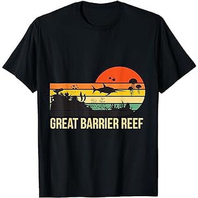 Great Barrier Reef Souvenir Diving Australia Coral reef T-Shirt ...