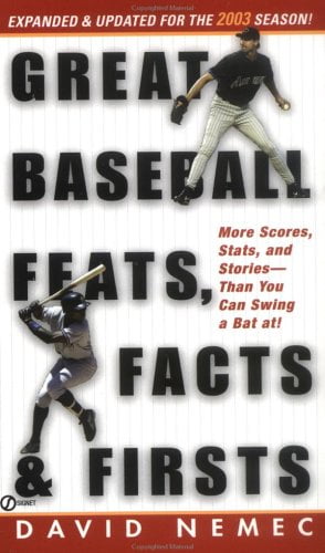Pre-Owned Great Baseball Feats, Facts and Firsts (Paperback ...