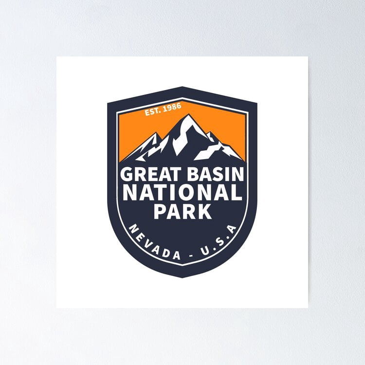 Great Basin National Park Nevada USA Vintage Retro Travel Hiking ...