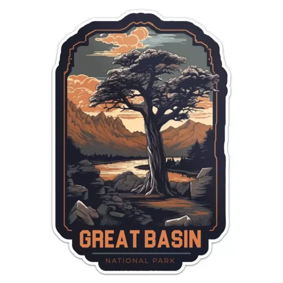 Great Basin National Park Sticker Phone Decal Water Bottle Stickers Car ...
