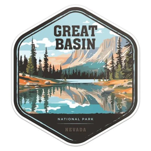 Great Basin National Park Sticker Phone Decal Water Bottle Stickers Car ...