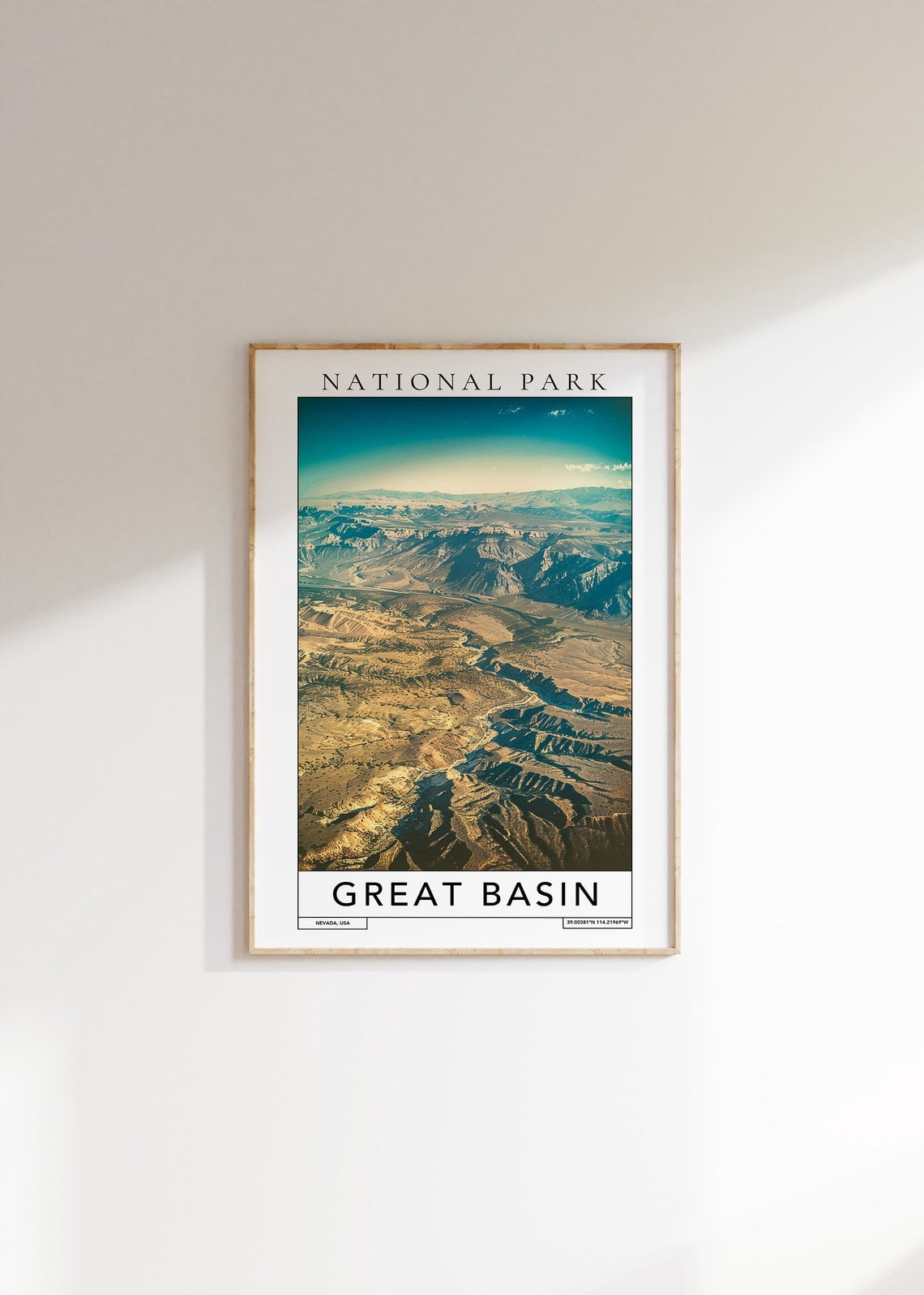 Great Basin National Park Travel Poster - Great Basin Nevada Poster ...