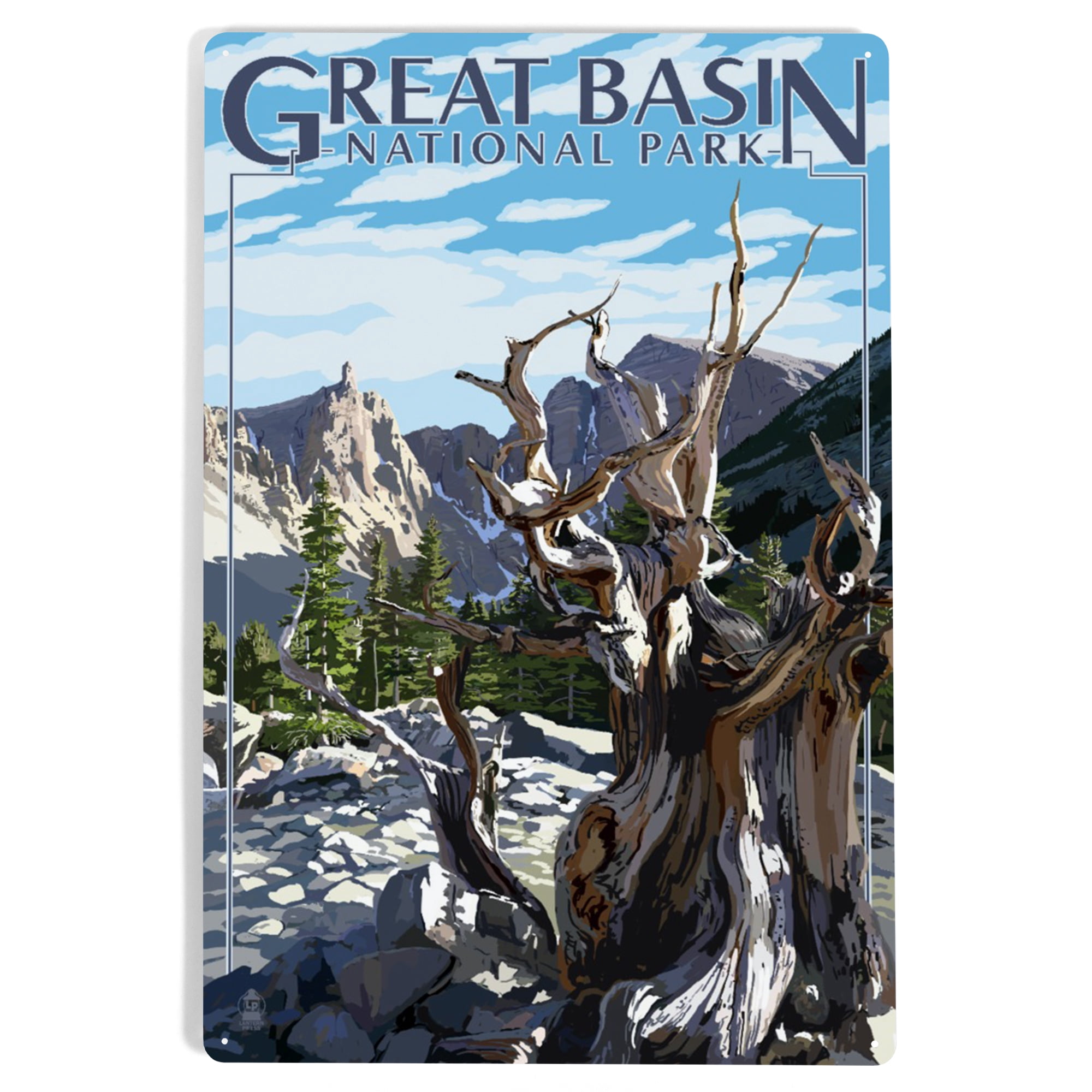 Great Basin National Park, Wheeler Peak (12x18 Aluminum Art, Indoor ...