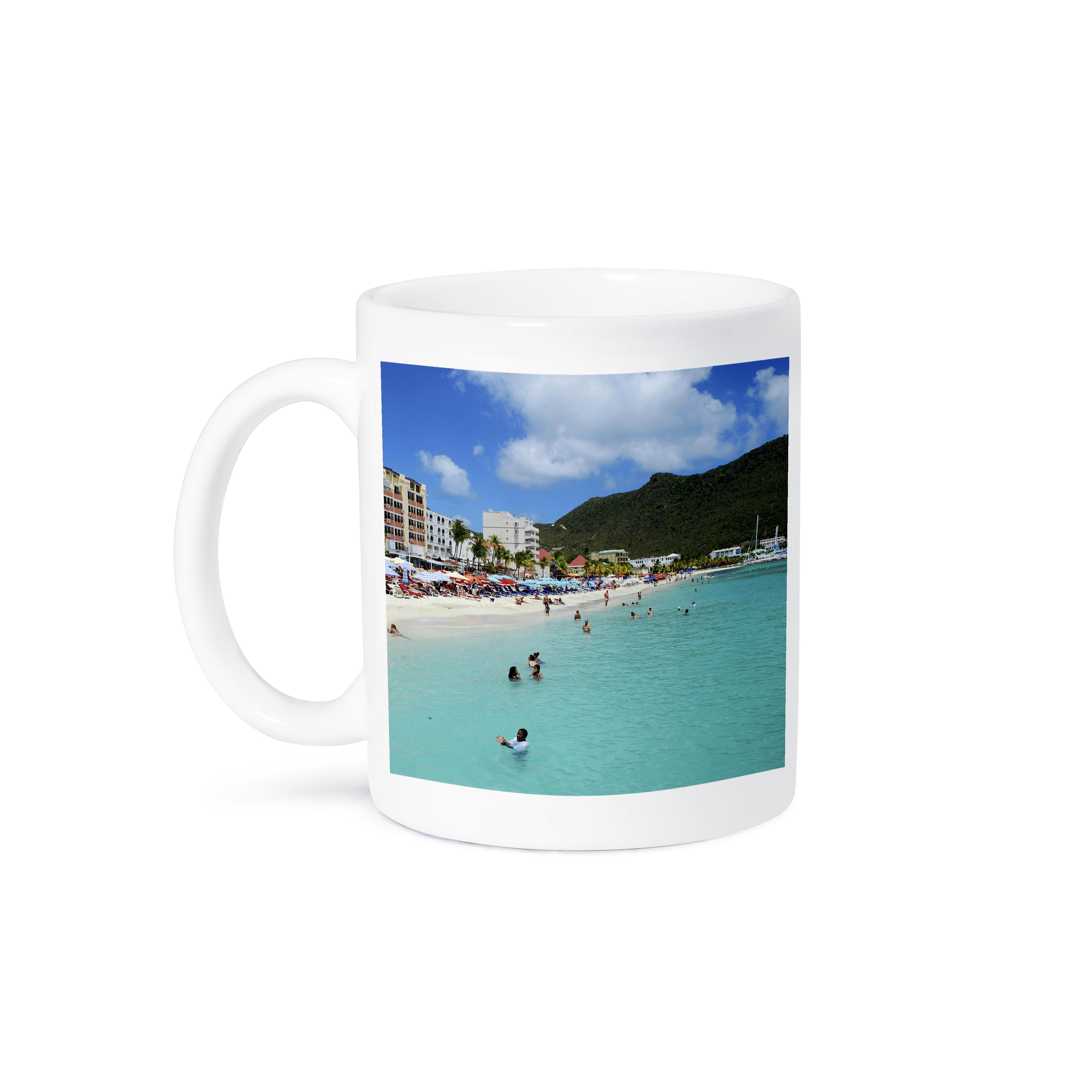 3dRose, Great Bay Beach, Philipsburg, St. Maarten - CA41 LSE0001 - Lynn ...