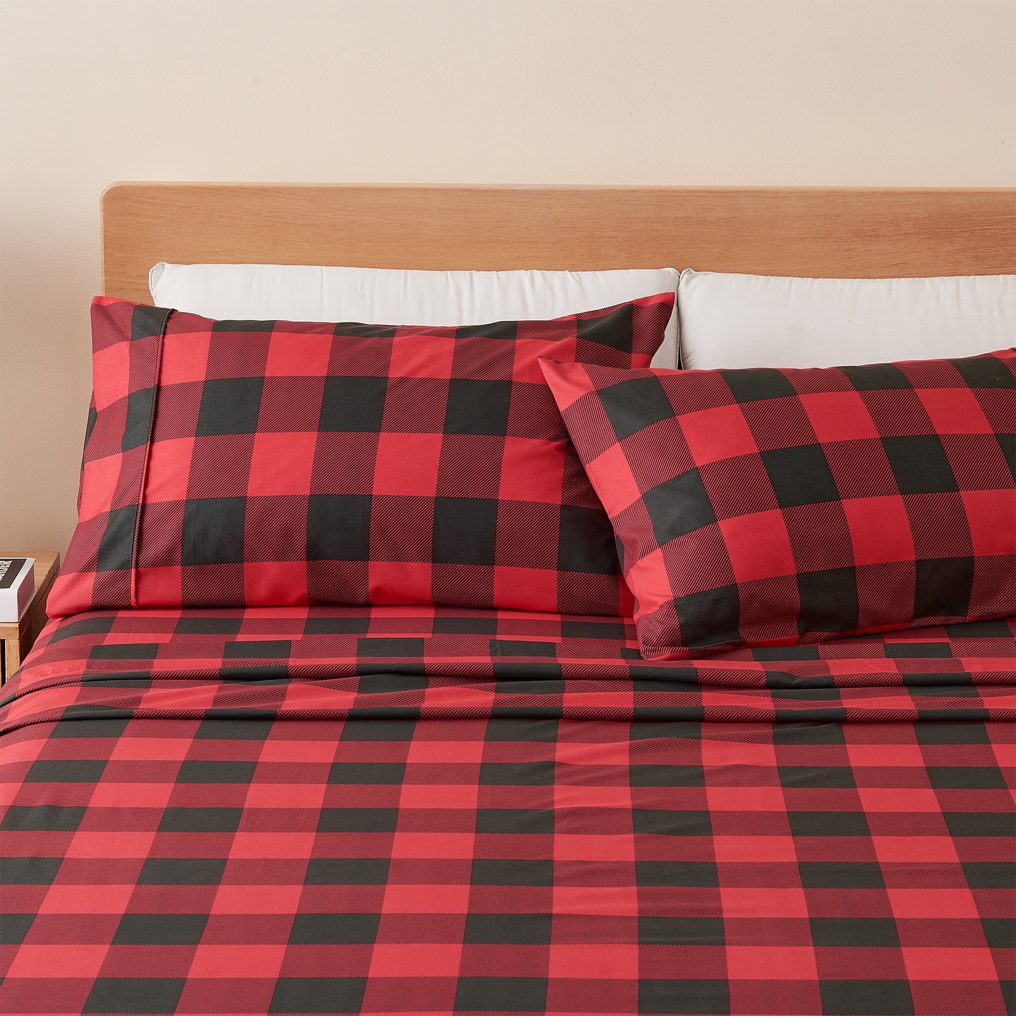 Ultra-Soft Printed Microfiber Sheet Set, Full, 4 Pieces - Walmart.com