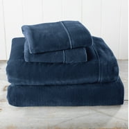 Great Bay Home Solid Velvet Plush Warm and Cozy Fleece Sheet Set (King ...