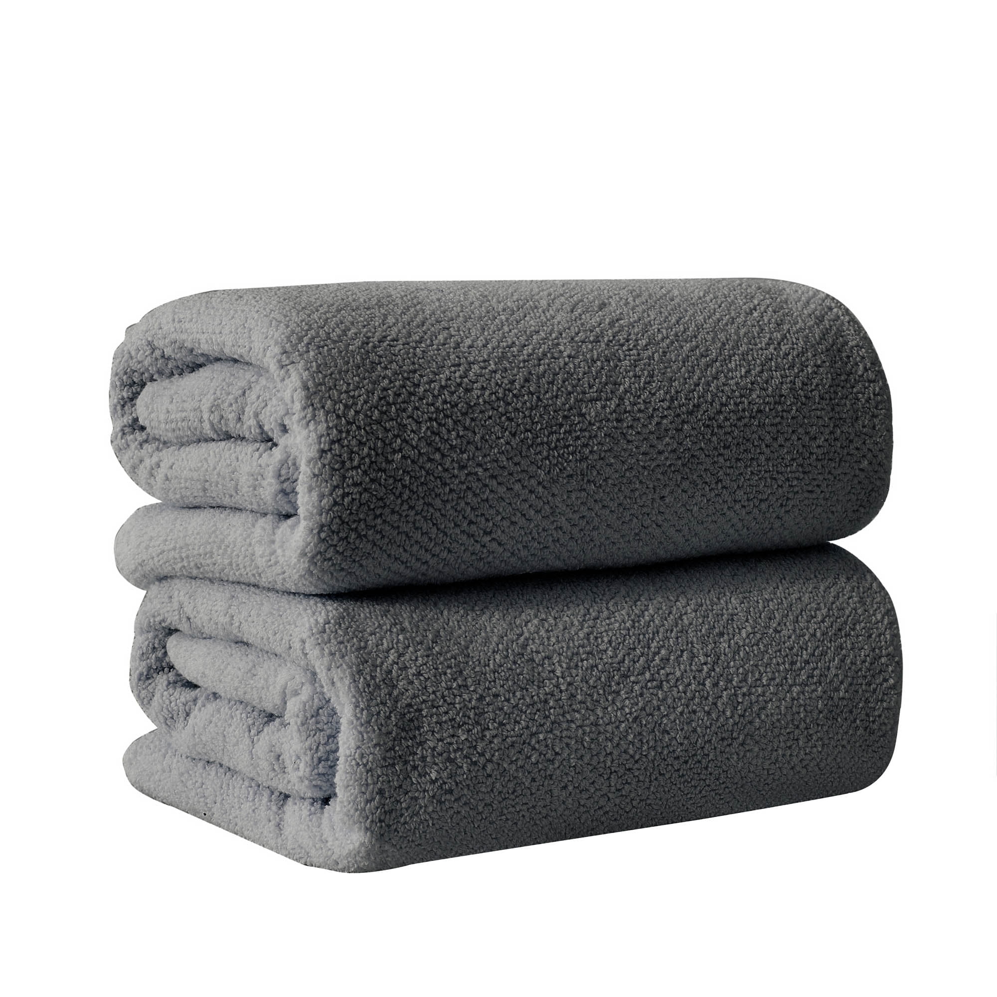 Great Bay Home Quick Dry Loop Textured 2-Pack Extra Large Bath Sheet ...