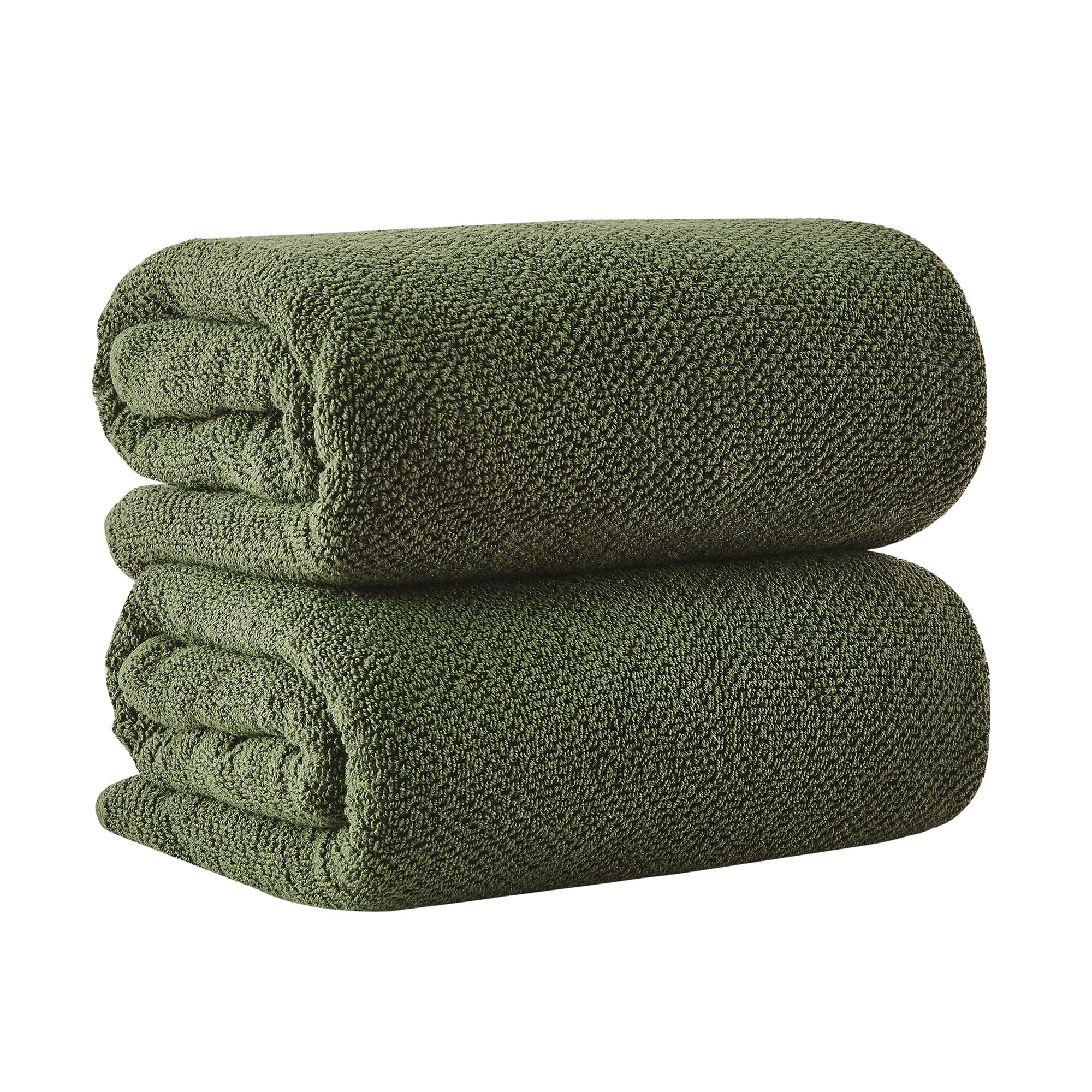 Great Bay Home Quick Dry Loop Textured 2-Pack Extra Large Bath Sheet ...