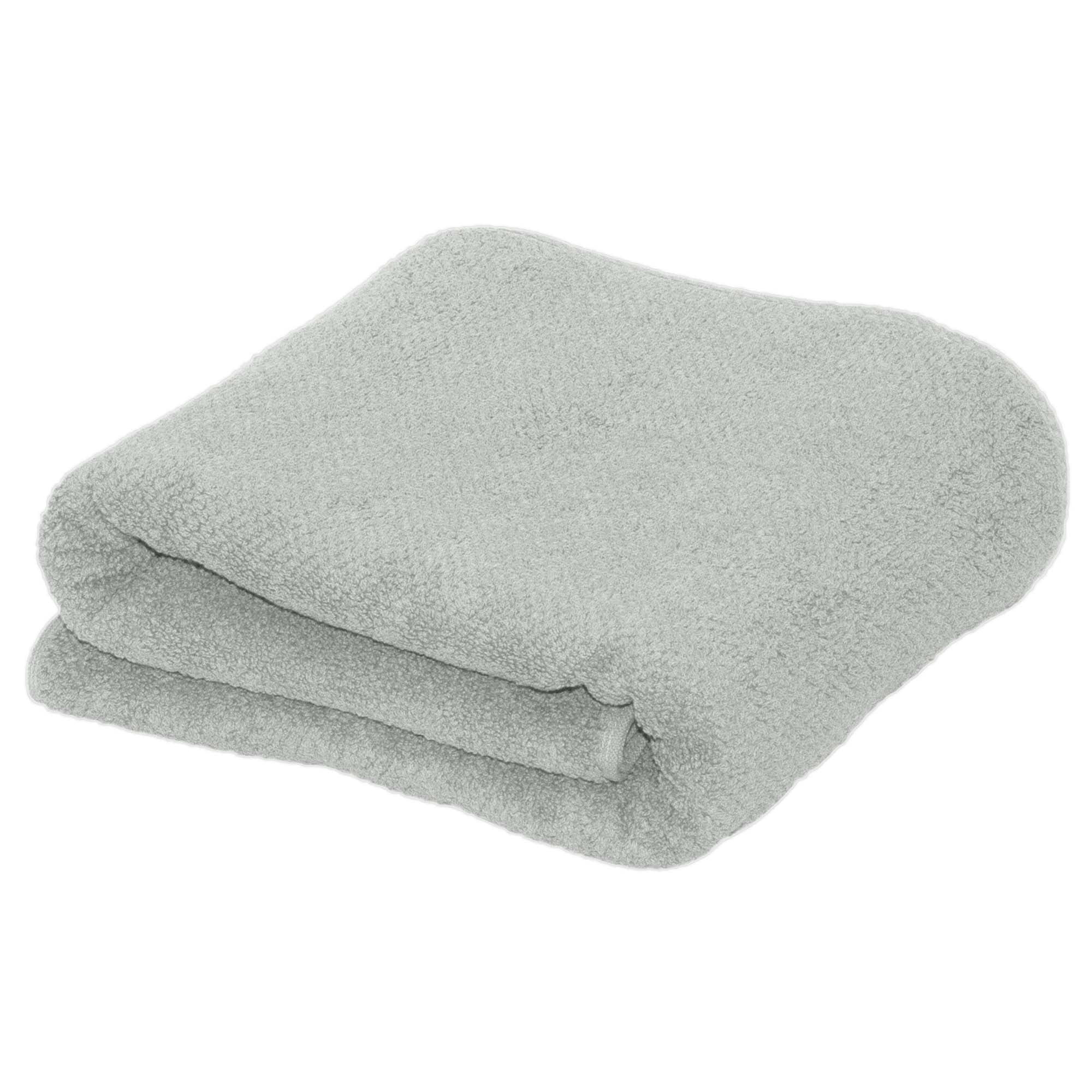 Great Bay Home Quick Dry Textured Bath Sheet, 68" x 35", Light Grey ...