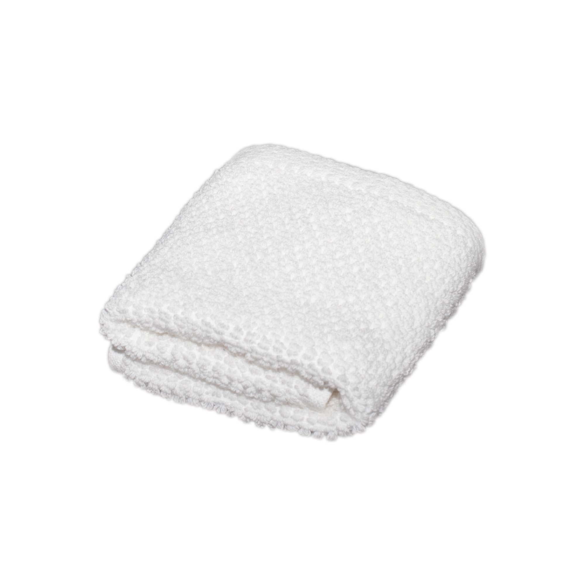 Great Bay Home Quick Dry Loop Textured Washcloth, 13" x 13", Optic ...