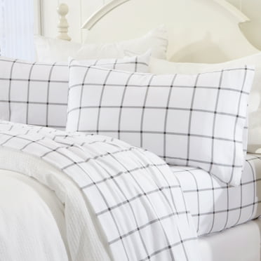 Great Bay Home Striped Microfiber Wrinkle Resistant Sheet Set (Twin ...
