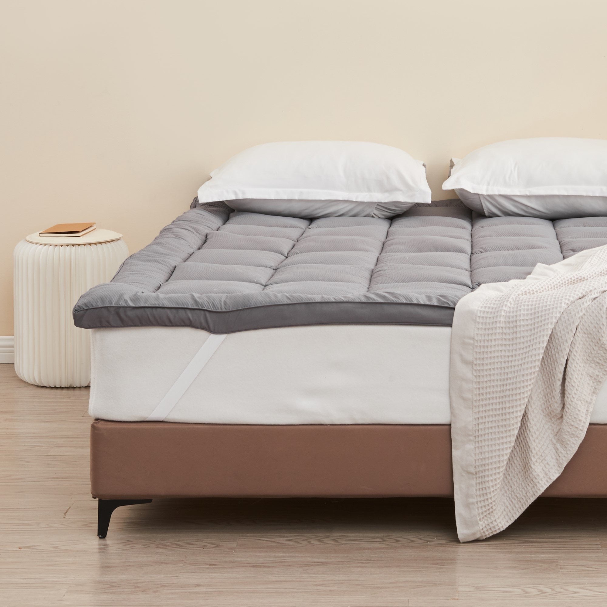 Ultra Soft Thick Down Alternative 2" Mattress Topper (Twin XL, Light ...