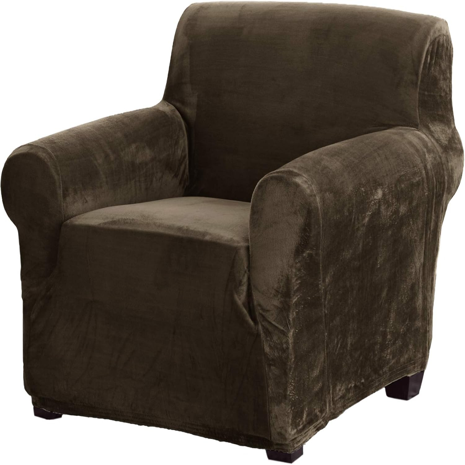 Great Bay Velvet Plush Stretch Recliner Slipcover. Velvet Recliner ...