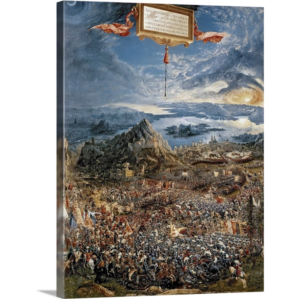 Great Big Canvas "The Battle of Issus, or The Victory of Alexander the ...