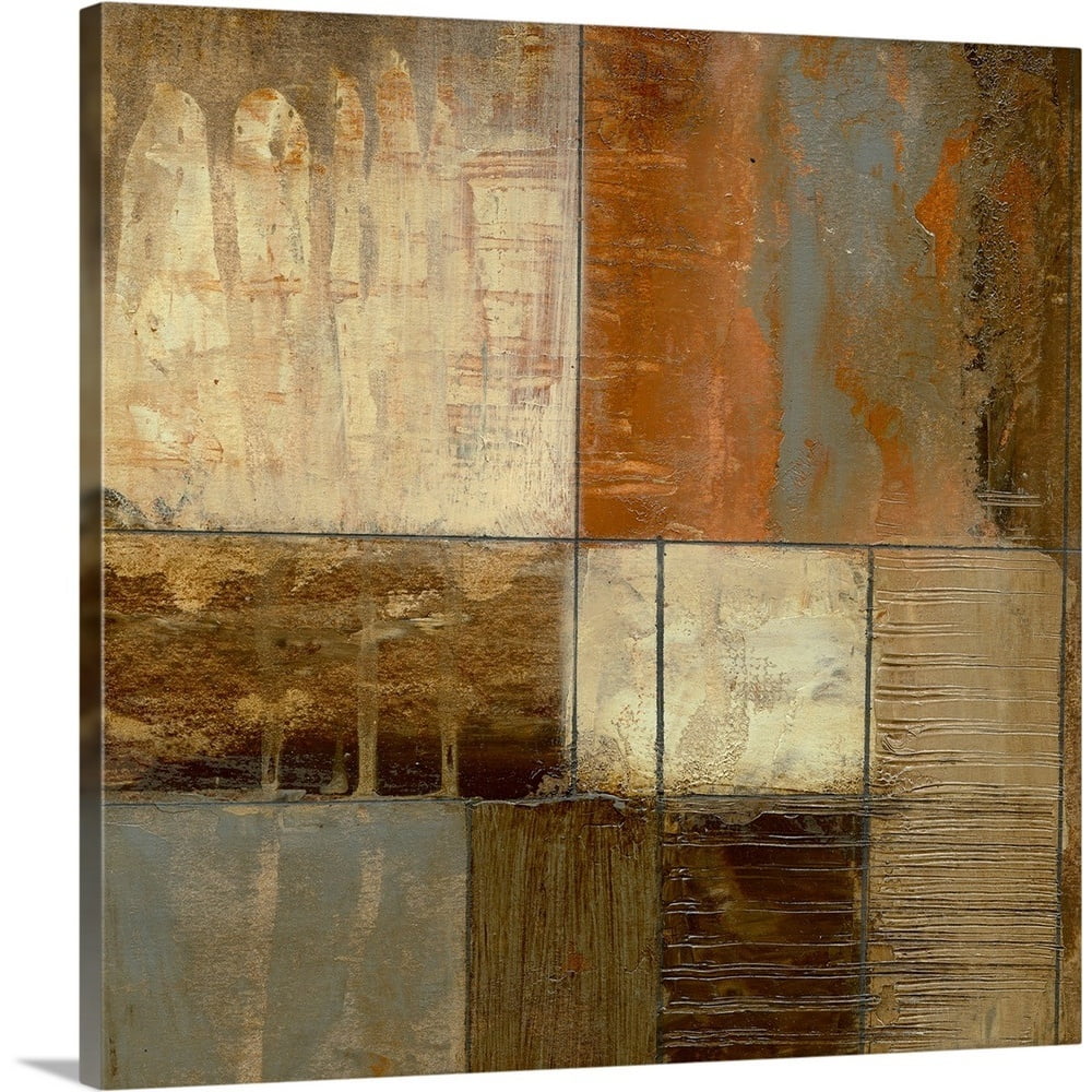 Great Big Canvas "Re-Defined II" by Jennifer Goldberger Peach Wrapped ...