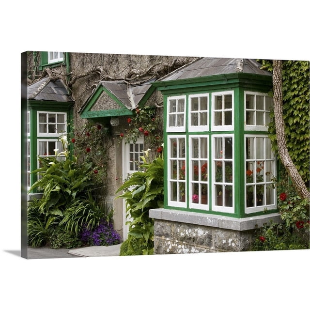 Great Big Canvas "Ireland, County Mayo, Cong, cottages" by William ...