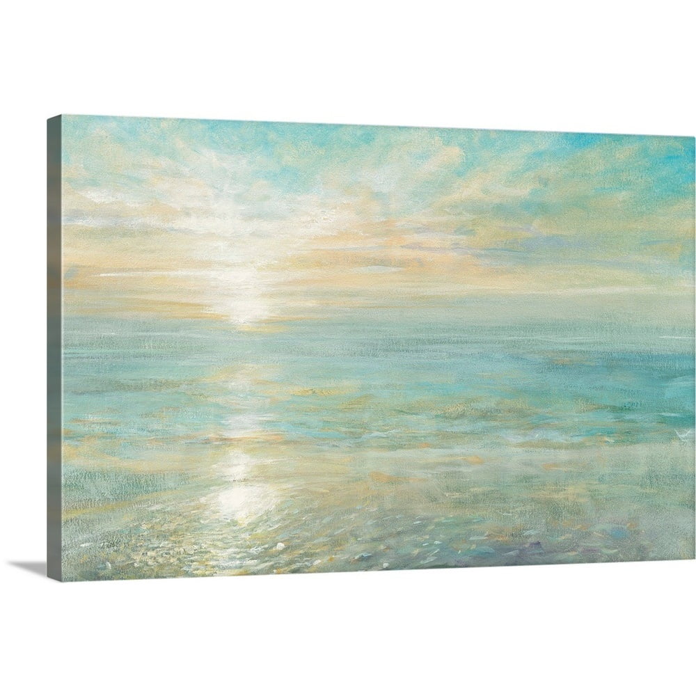 Great Big Canvas "Sunrise" by Danhui Nai Black contemporary Wrapped ...