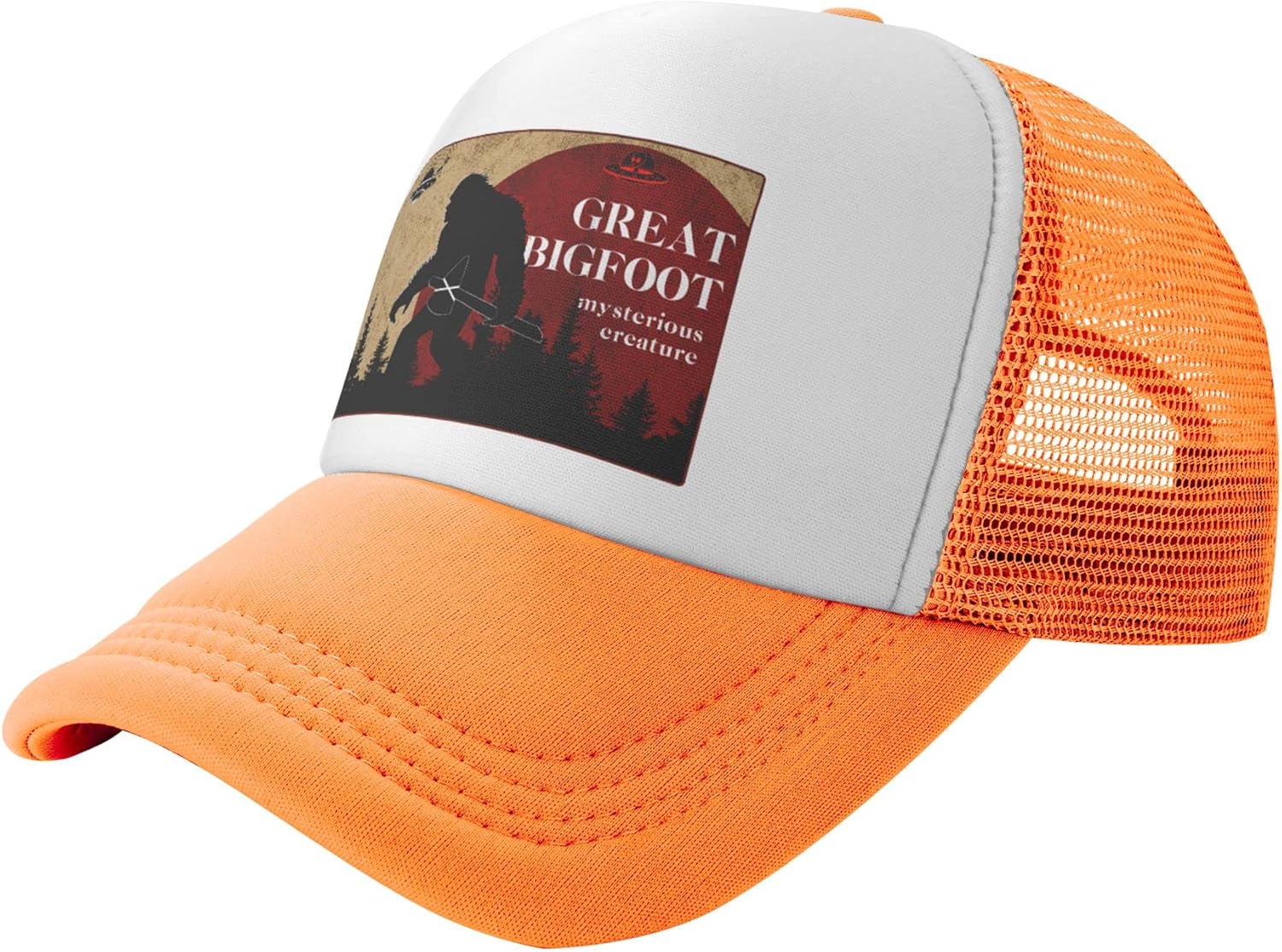 Great Bigfoot Mysterious Creature Sasquatch Baseball Cap Snapback Hat ...