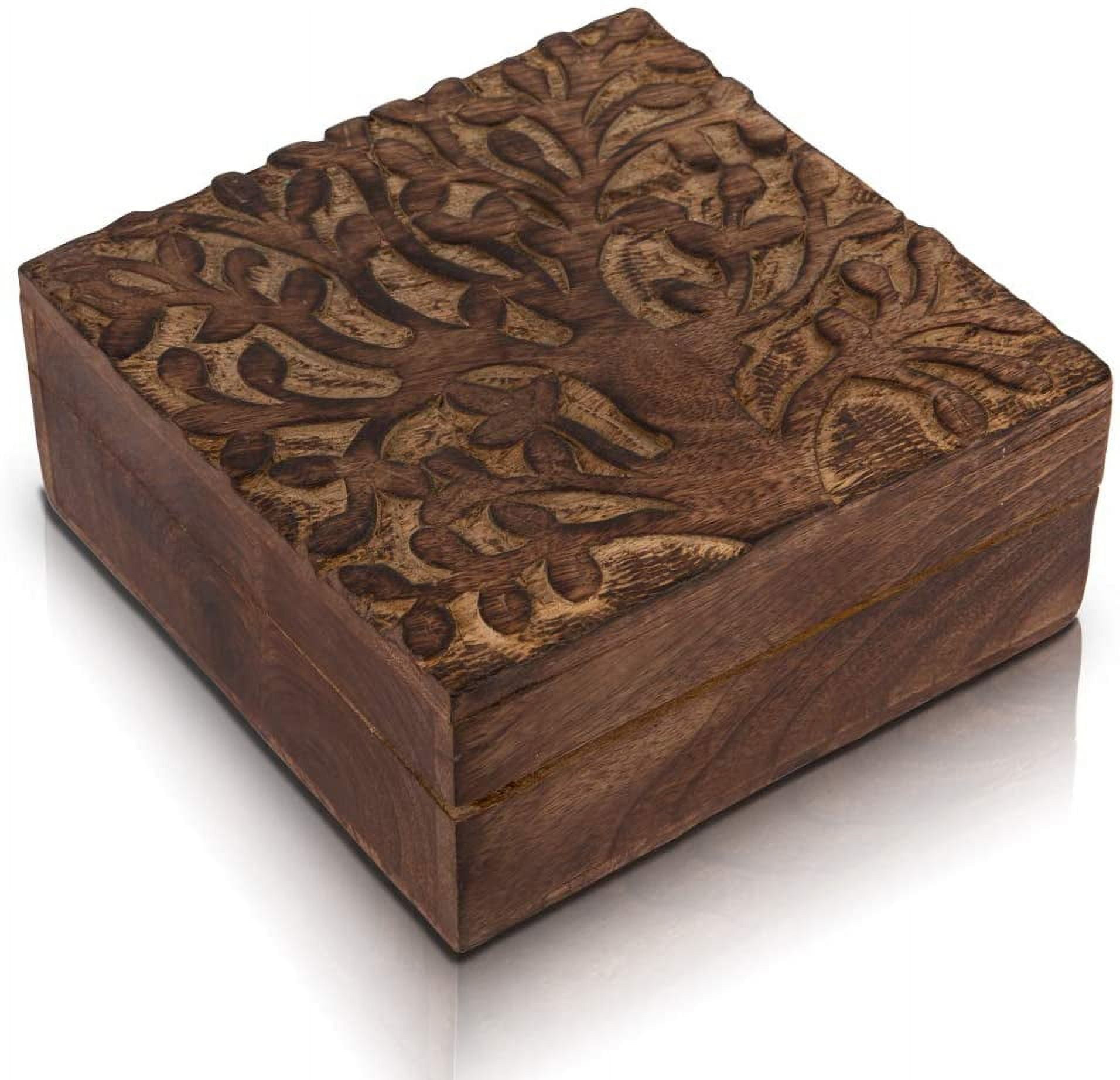 Great Birthday Gift Handmade Decorative Wooden Jewelry Box Tree Of Life ...